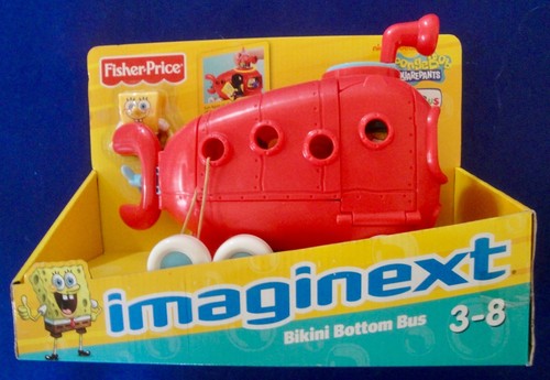 NIB Fisher-Price Imaginext Spongebob Bikini Bottom Bus | eBay
