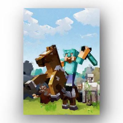 Minecraft #6 Sketch Card Limited 2/50 PaintOholic Signed | eBay