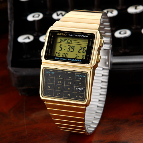 CASIO Gold Databank Watch Stainless Steel Calculator New DBC-611G-1D | eBay