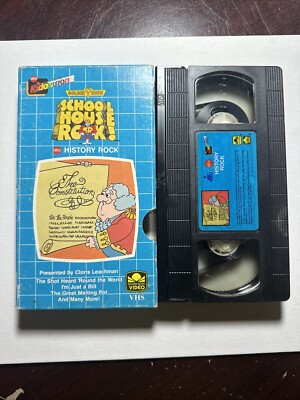 School House Rock, VHS tape, History Rock, 1987 ABC Kidavision ...