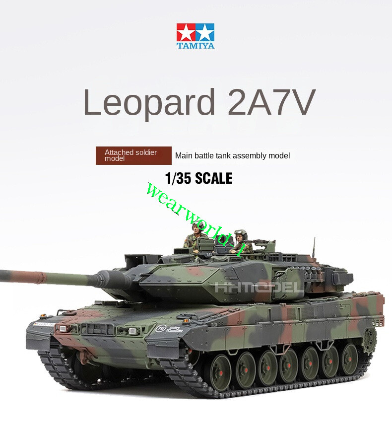 Tamiya TA35387 1/35 Leopard 2A7V Main Battle Tank Model Kit | eBay