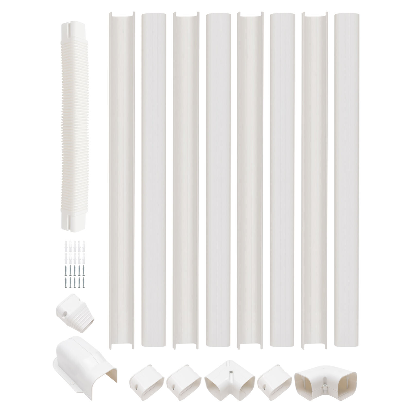 3" W 15ft Decorative Line Cover Kit For Mini Split/Central Air ...