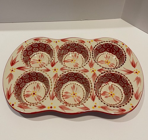 Temp-tations Bakeware by Tara Temptations Old World Red Cupcake Muffin ...