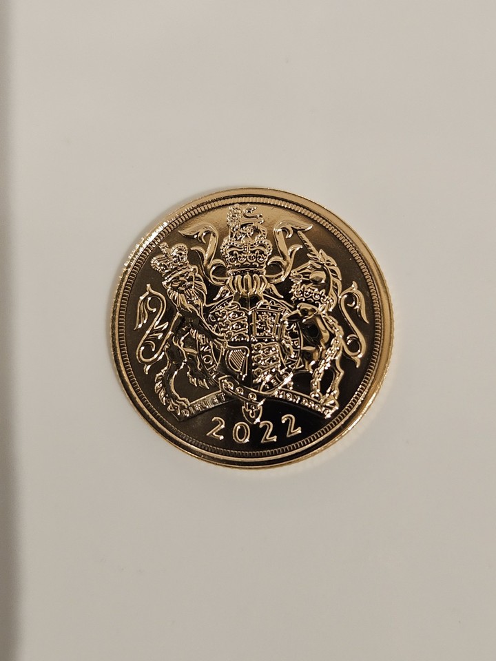 2022 Jubilee Gold Sovereign 22-Carat Coin (916.7 Fineness) | eBay UK