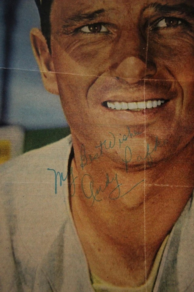CUBS HOFer ANDY PAFKO (1921-2013) AUTOGRAPH MAGAZINE PHOTO~ | eBay