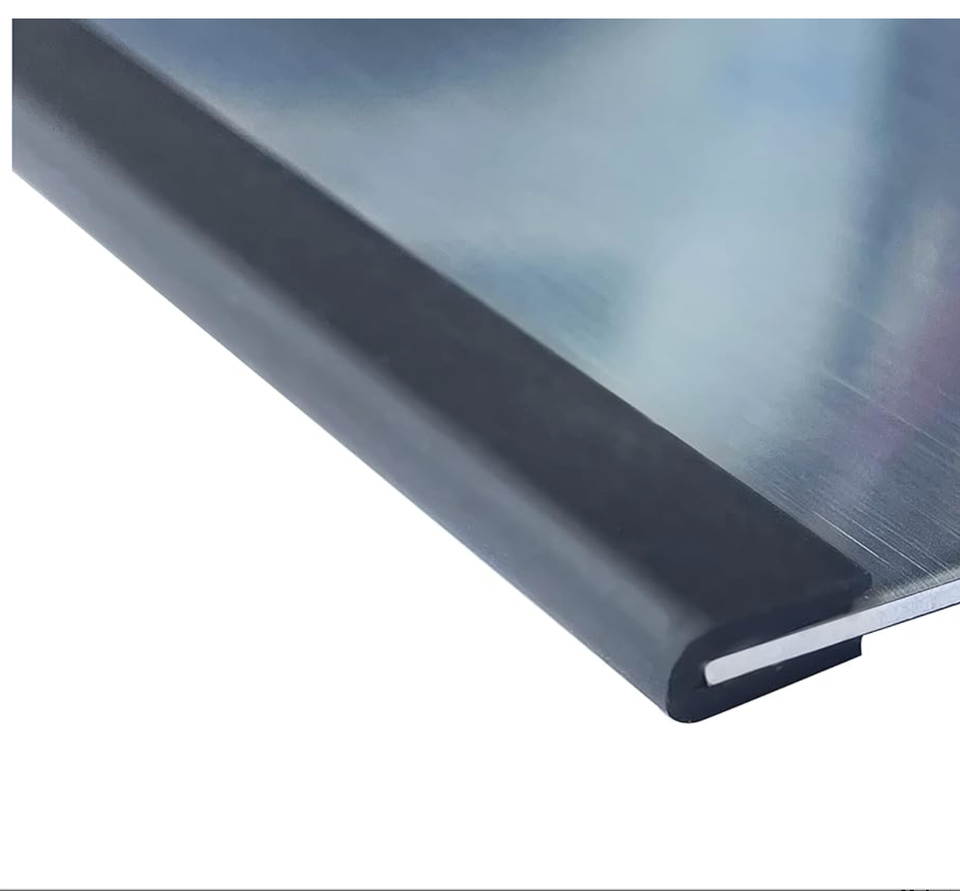 Protalwell 10ft EPDM Rubber U Channel Self Adhesive Edge Trim Protector ...