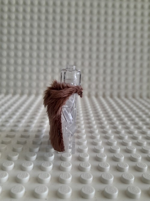 LEGO CUSTOM - REDDISH BROWN - Minifigure Cape Cloth Aspect Fourrure ...