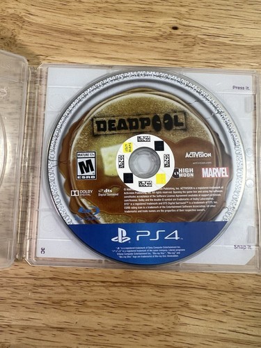 Deadpool - PlayStation 4/PS4 - Disc Only 47875771109 | eBay