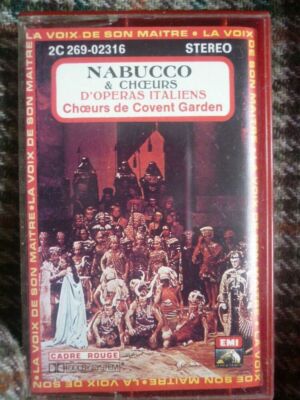 Nabucco & Chorus Opera Italian: Covent Garden/Cassette Audio-K7 Emi ...