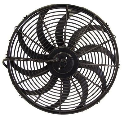 16 INCH 12v LOW PROFILE PERFORMANCE THERMO FAN 12 volt red colour fan ...
