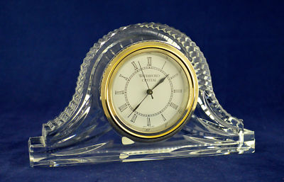 Waterford Crystal Wharton Mantel Clock – 10cms (3-7/8″) Tall | eBay