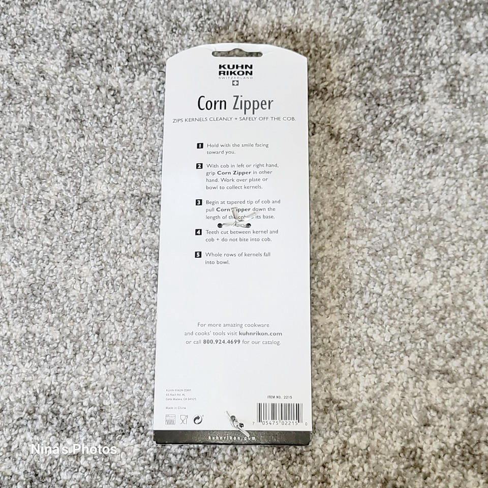 KUHN RIKON Switzerland Corn Zipper Stainless New In Package | eBay