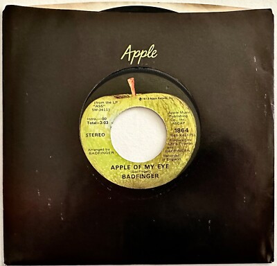 BADFINGER Apple Of My Eye EX- 45RPM - Apple 1864 1973 Pressing Mastered ...