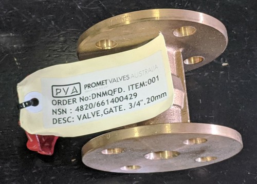 Promet Gate Valve 3/4" 20mm Brass 20 150 PN16 080T | eBay