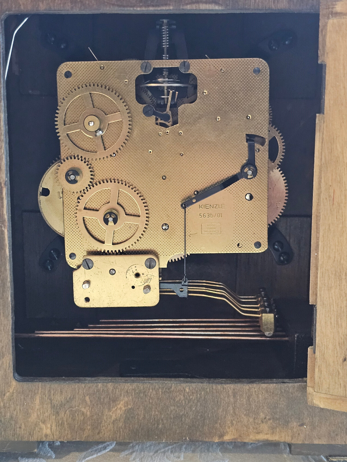 Kienzle 563b/01 Bracket/mantel clock 1950' " Rare" Working w/key ...
