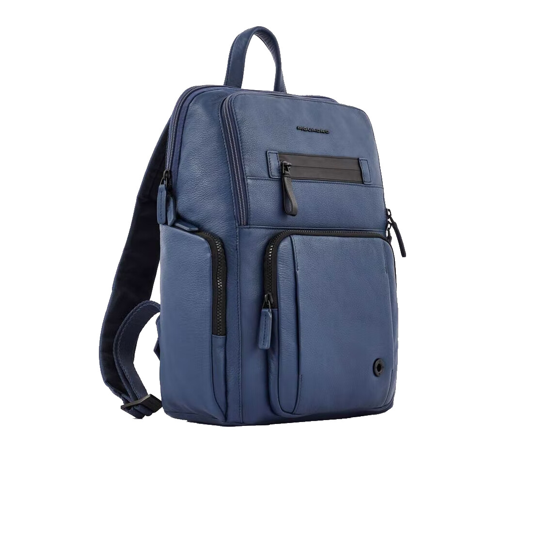 Men backpack Piquadro Charlie CA5919W117 blue leather travel laptop ...