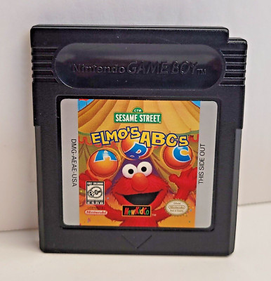 Sesame Street Elmo's ABC’s (Nintendo Gameboy Color) Cart Only Tested ...