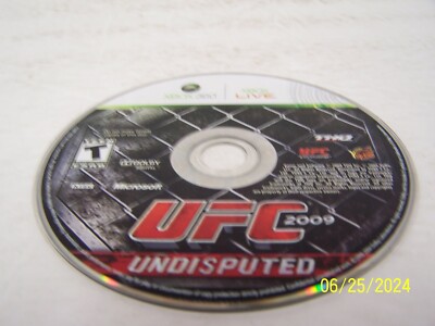 UFC 2009 Undisputed (Xbox 360, 2009) Disc Only 752919550489| eBay