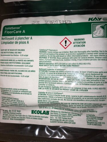 Kay 01244-060 Ecolab Solidsense FloorCare A & B set of 2 | eBay