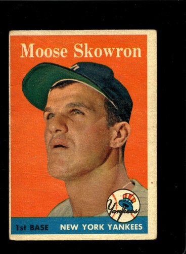 1958 TOPPS #240 BILL SKOWRON VG+ YANKEES *NY9056 | eBay