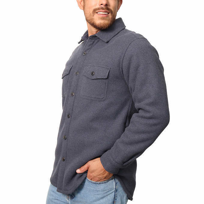 Freedom Foundry Men's Plaid Fleece Jackets Super Plush Sherpa Lined ...