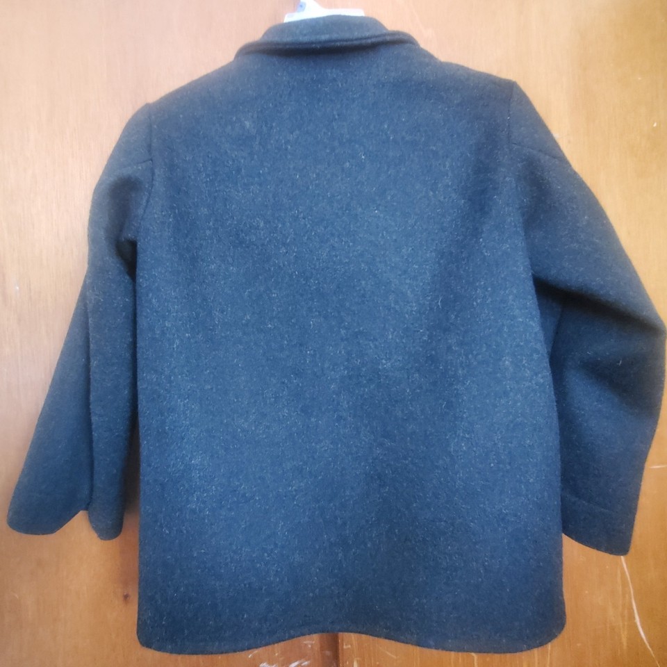 Civil War Confederate Shell Jacket Infantry Size 18 Wooden Buttons USA ...