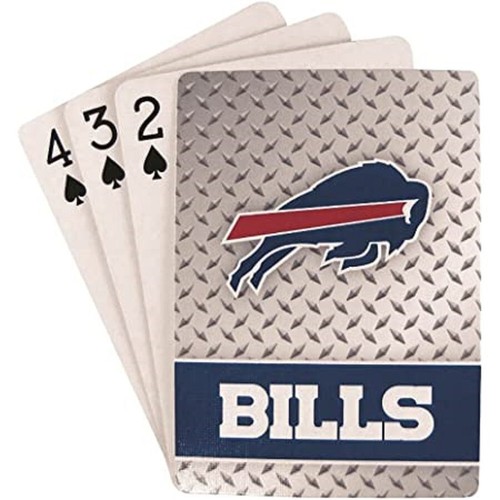 Lot of 2 Sealed Packs of Buffalo Bills Diamond Plate Design Playing ...
