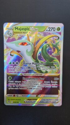 MAJASPIC VSTAR FULL ART 270PV 008/195 HOLO - NEUF - CARTE POKEMON | eBay