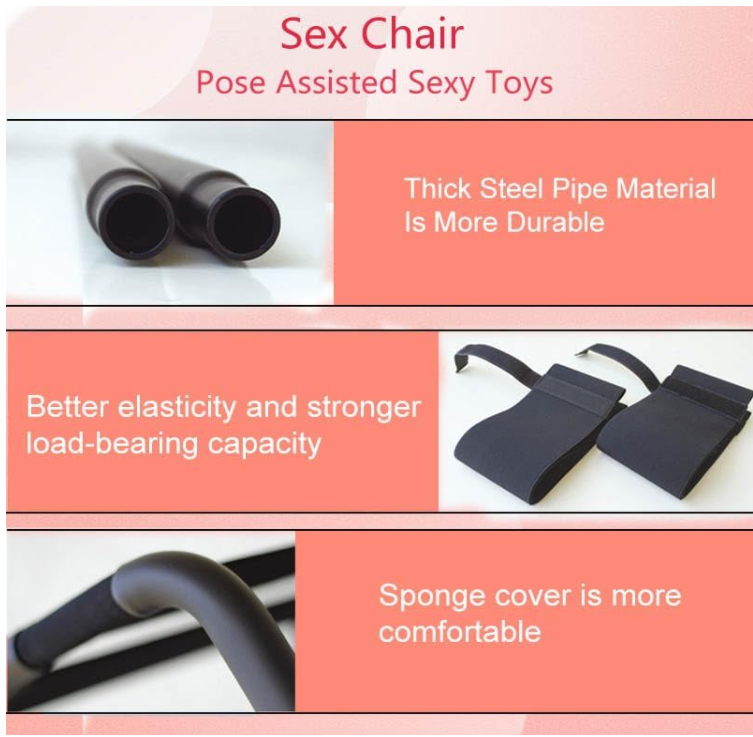 Sex Aid Bouncer Weightless Chair Love Position Stool Bounce Adjustable ...