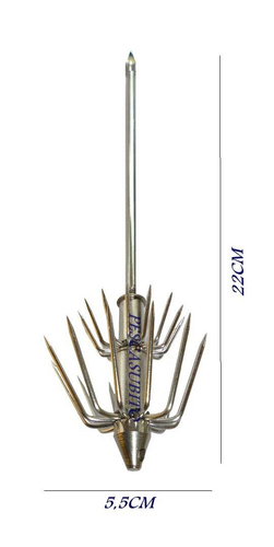 Totanara Spillo Pesca Totano Doppio Cestello Inox Totani Profondità TPS ...