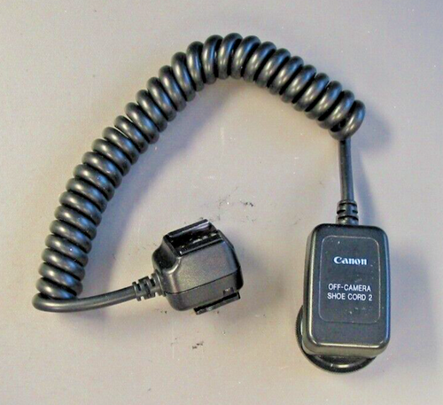 Canon Off Camera Shoe Cord 2 - Canon Speedlite TTL Flash Extension Cord ...