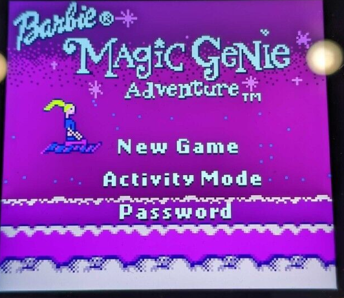 Barbie Magic Genie Adventure (Nintendo Game Boy Color) Tested & Working ...