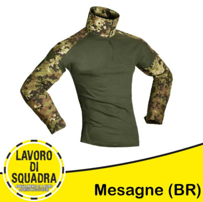 Tactical Combat Shirt Italian Vegetata in Cotton COTTON INVADER GEAR | eBay