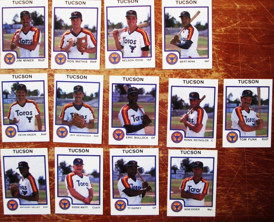 MILB TEAM SET: 1986 Tucson Toros -25 Cards Gerald Young/Dale Berra | eBay