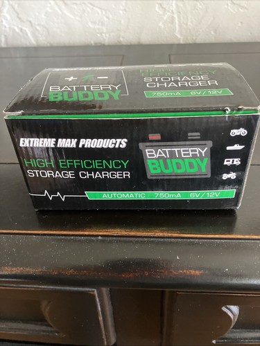 Automatic Battery Buddy Charger Maintainer 750mA Trickle/ Tender 6V ...