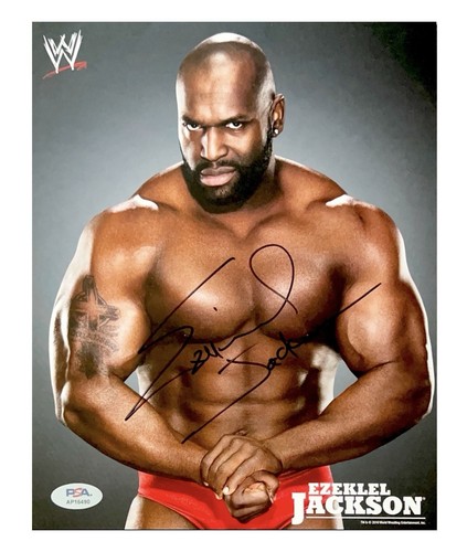 WWE EZEKLEL JACKSON SIGNED 8X10 ORIGINAL PROMO PHOTO WITH PSA COA FROM ...