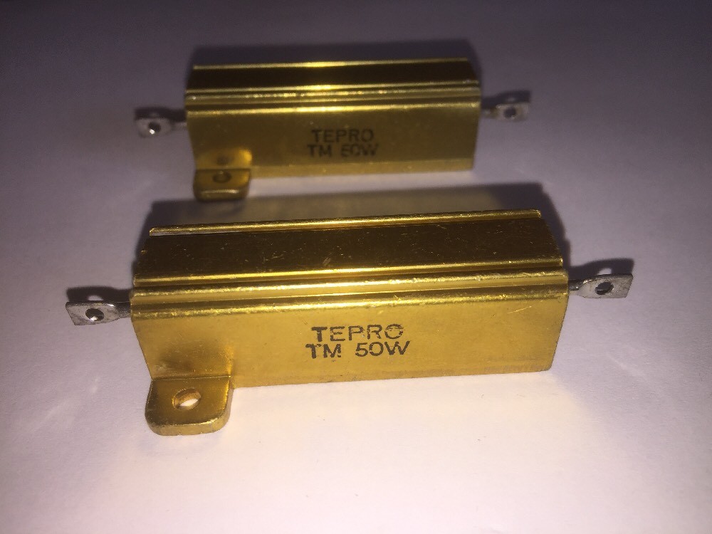 Pack Of 2 TEPRO 200 Ohm 50 Watt Percision Resistors 1% Tolerance. TEPRO ...