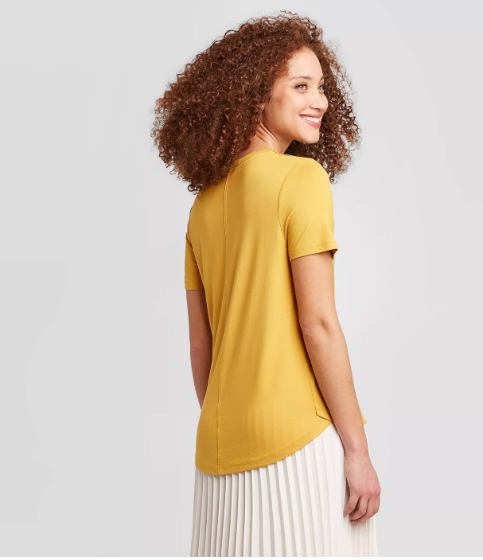 Women's Short Sleeve Scoop Neck T-Shirt - A New Day - Various Selections - C518 | eBay