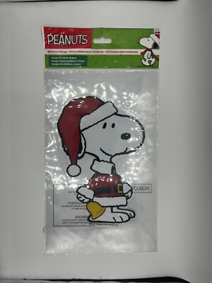 Christmas Snoopy 7inch Window Decal (2011 Peanuts) | eBay