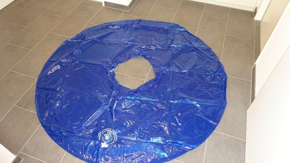 Huge Inflatable Blue Transp Swim Ring 5 feet+ (1.5m+) Pooltoy big ...