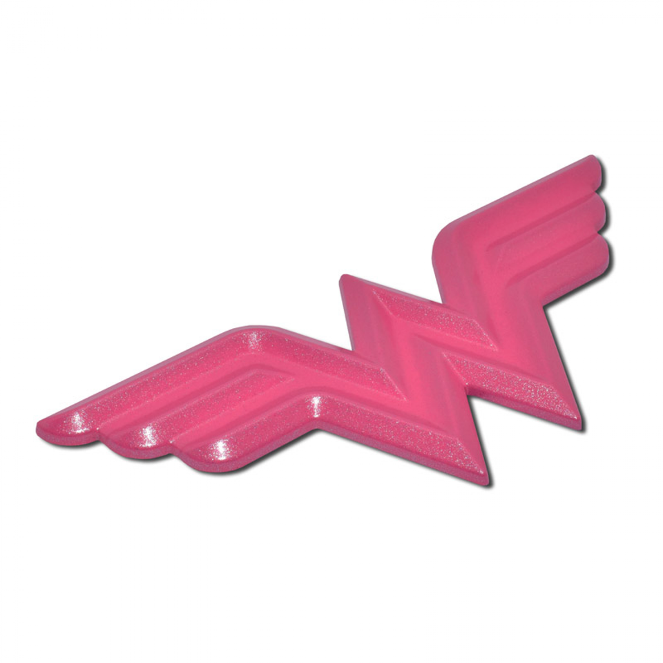 Wonder Woman Symbol Hot Pink Chrome Plated Emblem Pink | eBay