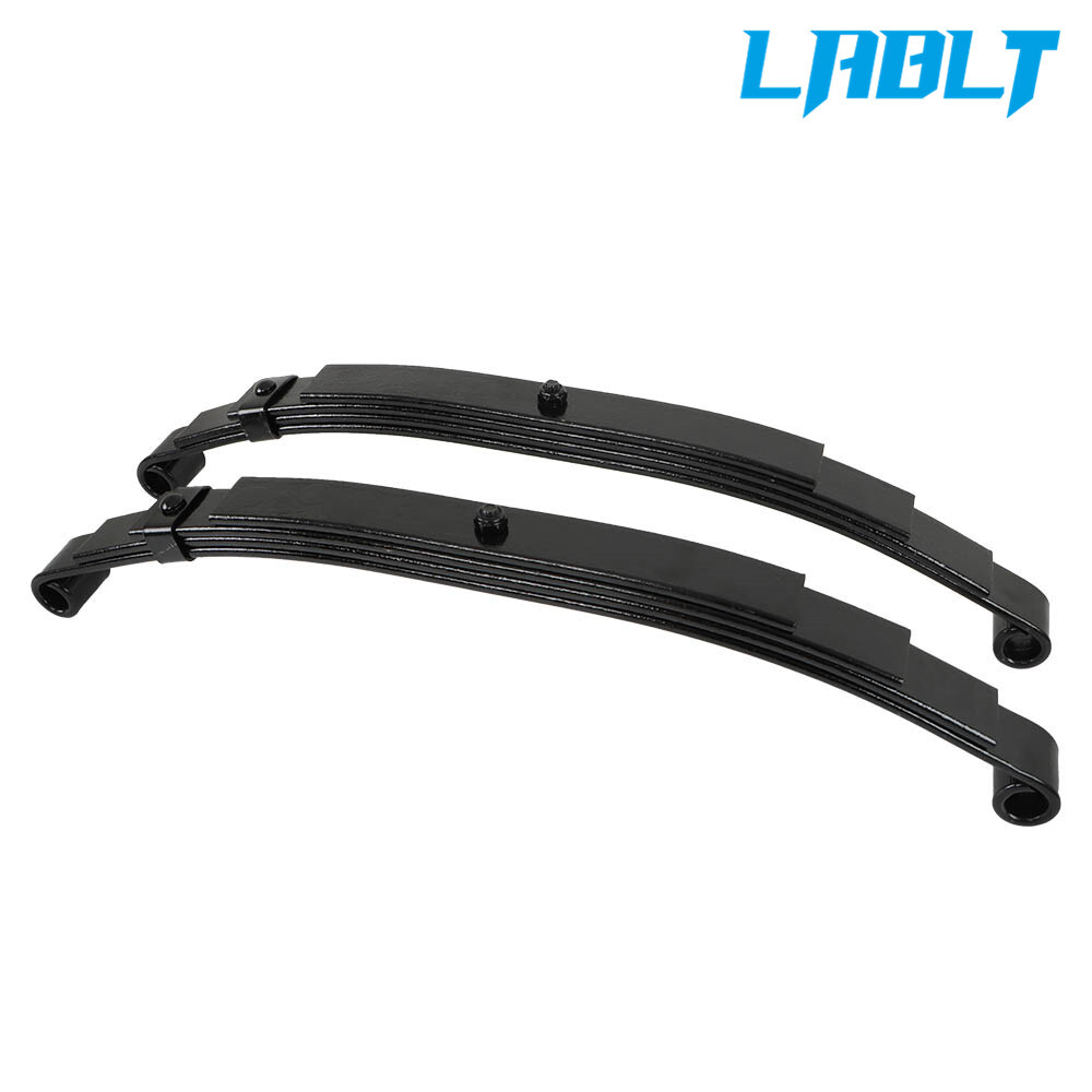 LABLT 2 × Trailer Leaf Spring 4 Leaf Double Eye 2500lbs Cap Per For ...