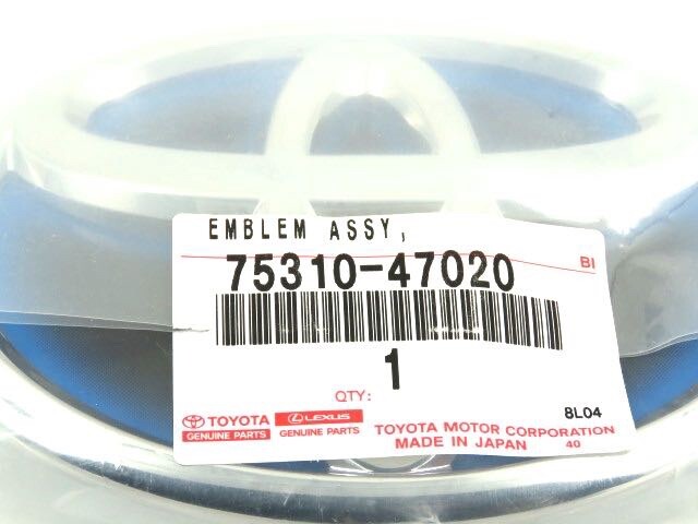 Genuine New TOYOTA BOOT BLUE BADGE Rear Emblem Prius 2009-16 Hybrid ...