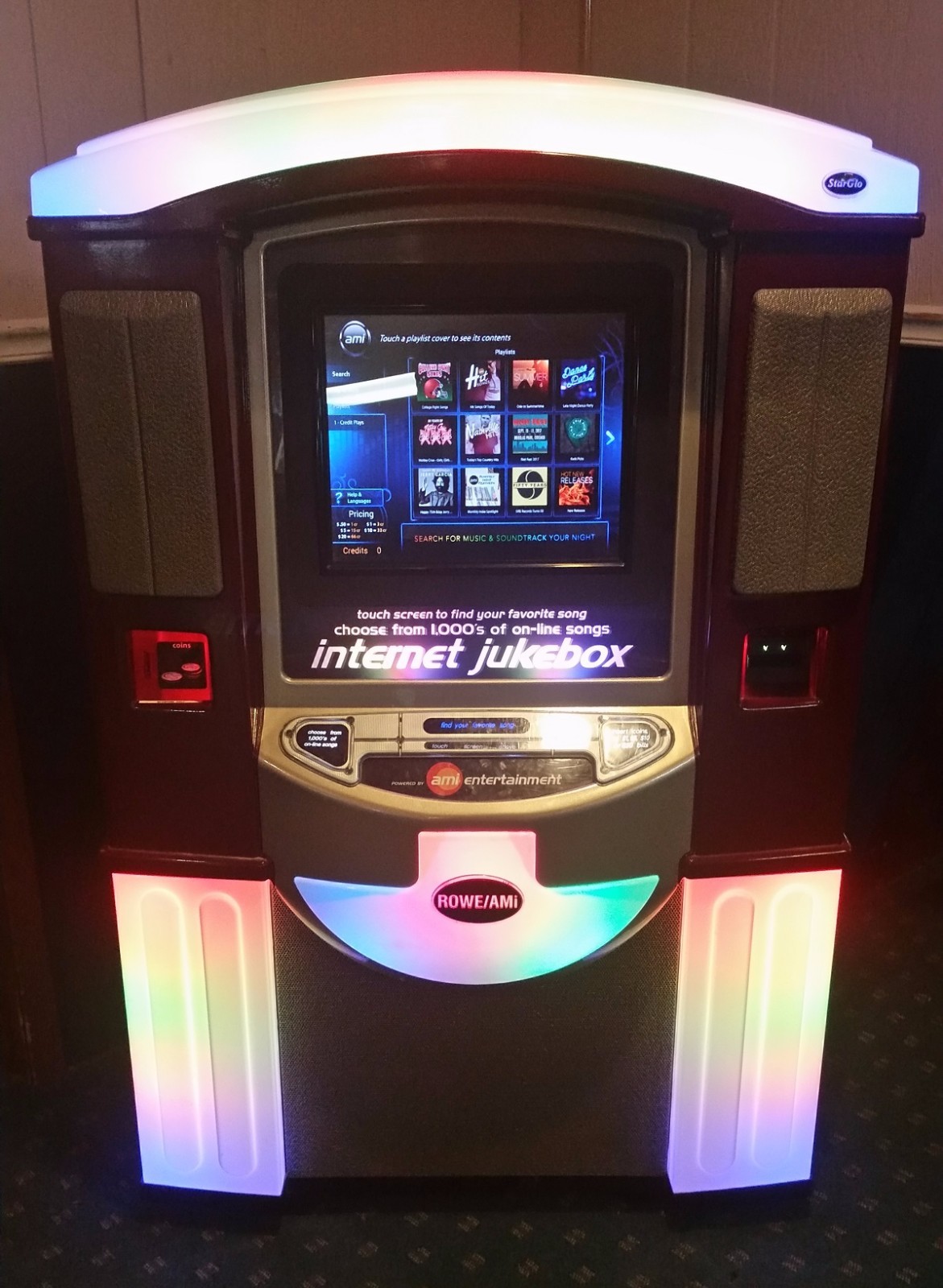 Rowe AMI 100K StarGlo full size floor digital download internet juke ...