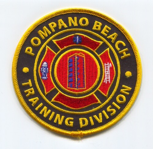 Pompano Beach Fire Department Training Division Patch Florida FL | eBay