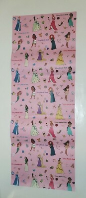 DISNEY MOVIE CLUB DMC PRINCESS GIFT WRAP WRAPPING PAPER JASMINE ...