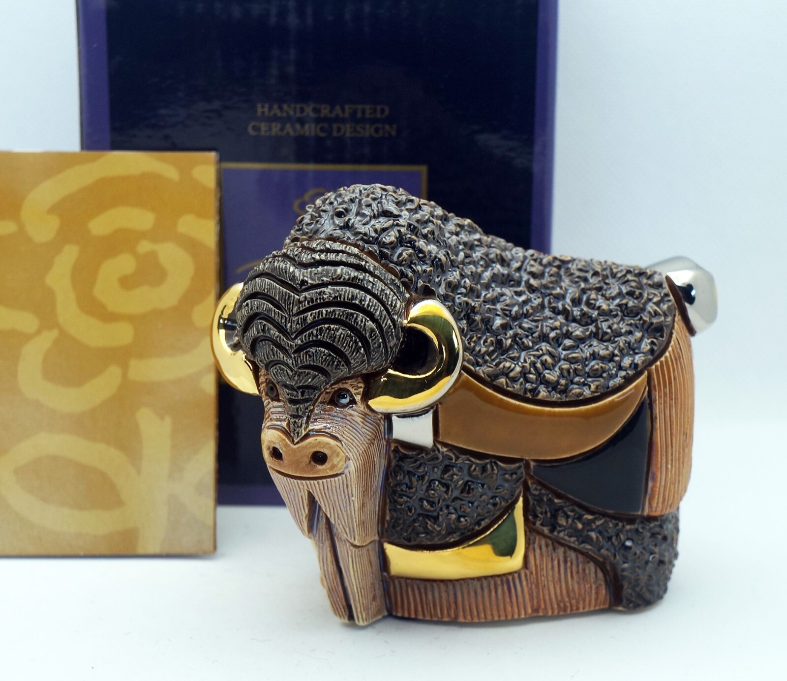 New De Rosa Rinconada Figurine Amazing Bison Animal DeRosa | eBay