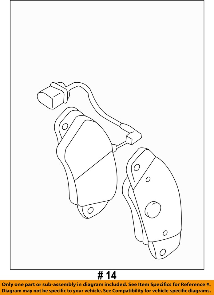 AUDI OEM 10-16 A5 Quattro Brake-Front Pads 8R0698151 | eBay