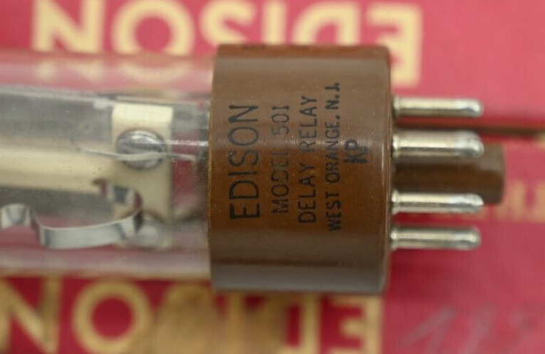Vintage Lot of (3) NOS Edison Thermal Relay Vacuum Tube Model 501 | eBay