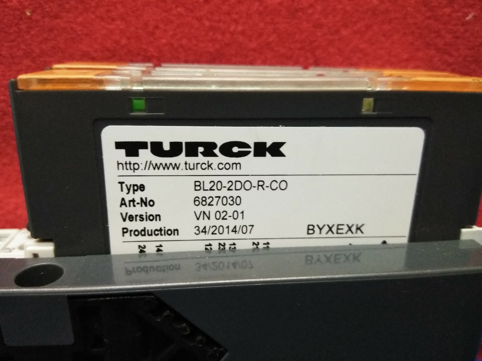 TURCK D-45466 BL20-2D0-R-C0 DIGITAL RELAY OUTPUTS INTERFACE MODULE | eBay